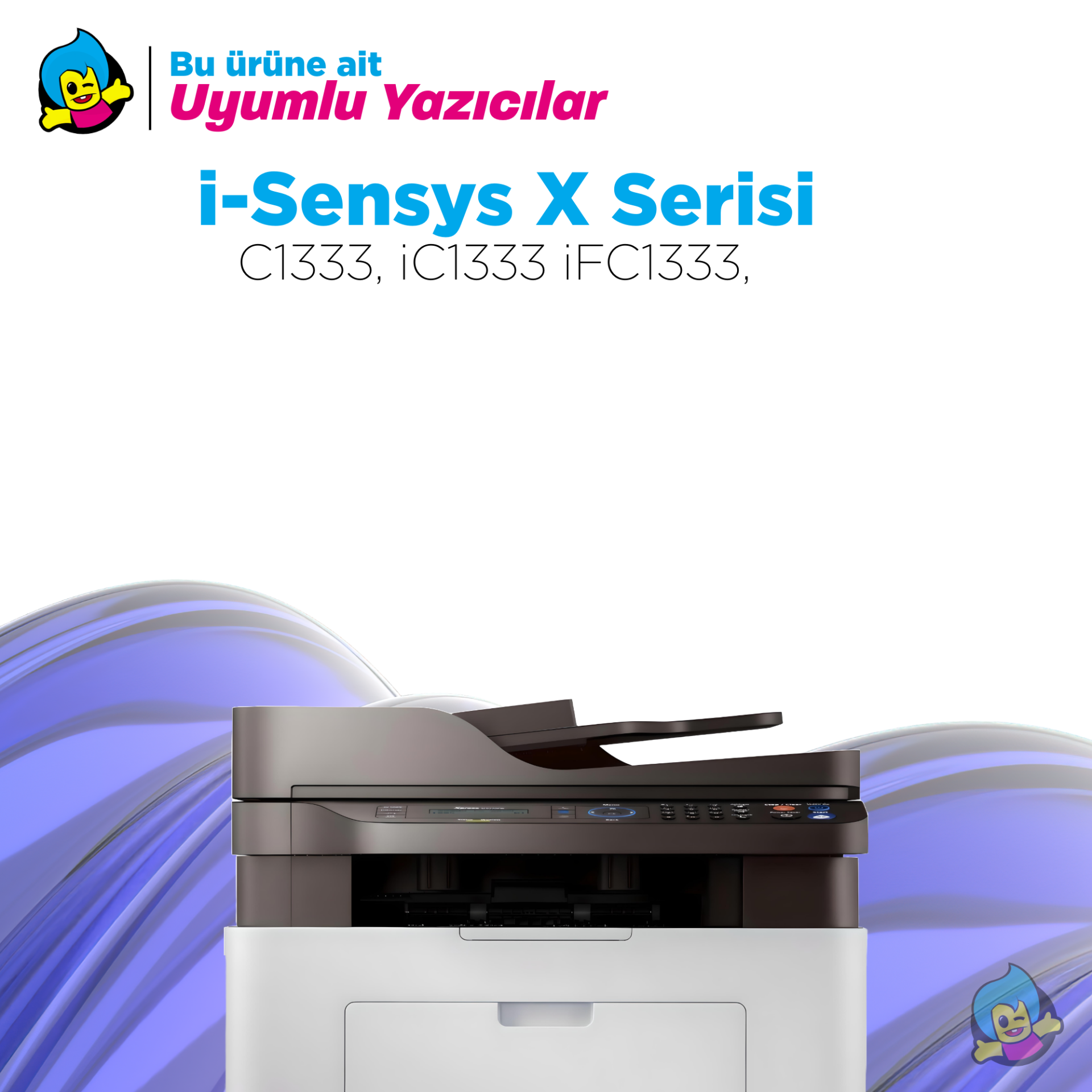 Canon T12 Takım Muadil Toner C1333i / C1333iF / C1333P Çipli - 3.973,24 TL