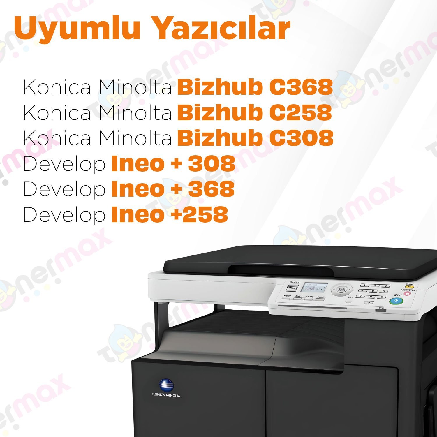 Konica Minolta Uyumlu Tonermax DR-313 Muadil Drum Ünitesi Sarı / Bizhub ...